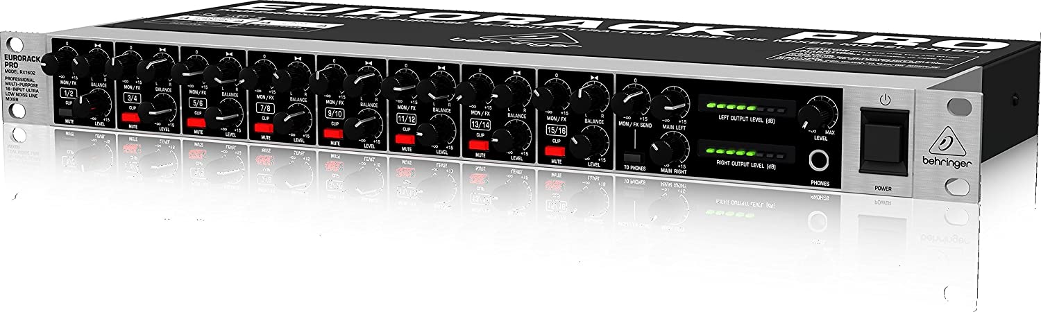 Behringer Eurorack Pro RX1602 Professional Multi-Purpose 16-Input Ultr