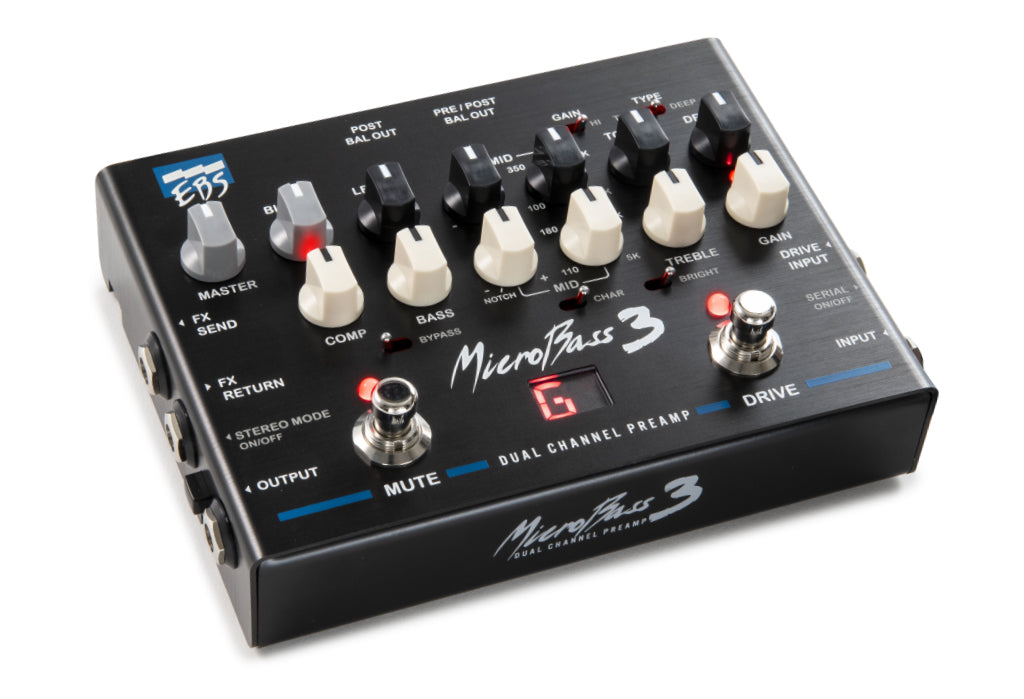 EBS MicroBass 3 – Professional Outboard Preamp