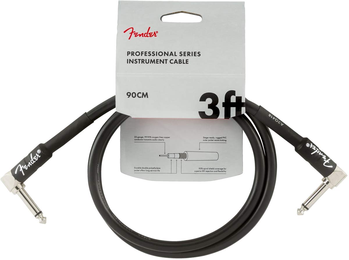 Fender Professional Series Right Angle to Right Angle Instrument Cable