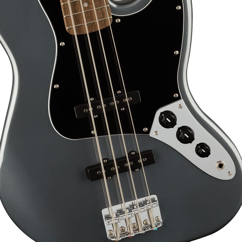 Fender Squier Affinity Series Jazz Bass - Charcoal Frost Metallic with
