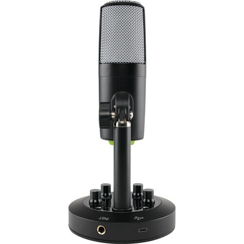 CHROMIUM Premium USB Condenser Microphone with Built-in 2-Channel Mixe