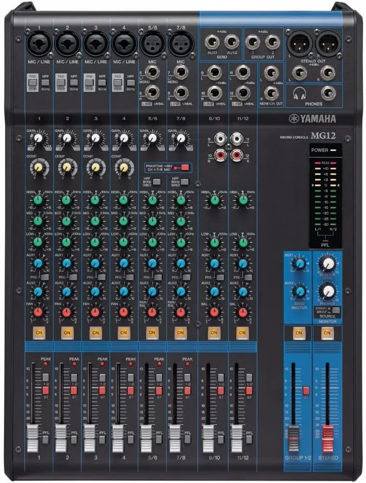 Yamaha MG12 12-Input 4-Bus Mixer