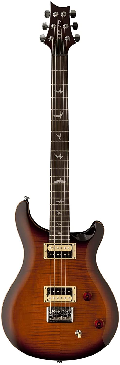 PRS SE 277 Baritone Electric Guitar in Tobacco Sunburst Finish, PRS SE
