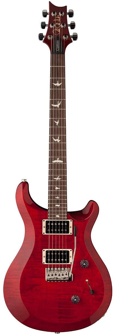 PRS S2 Custom 24 Guitar in Scarlet Red Finish, PRS Gig Bag Included.