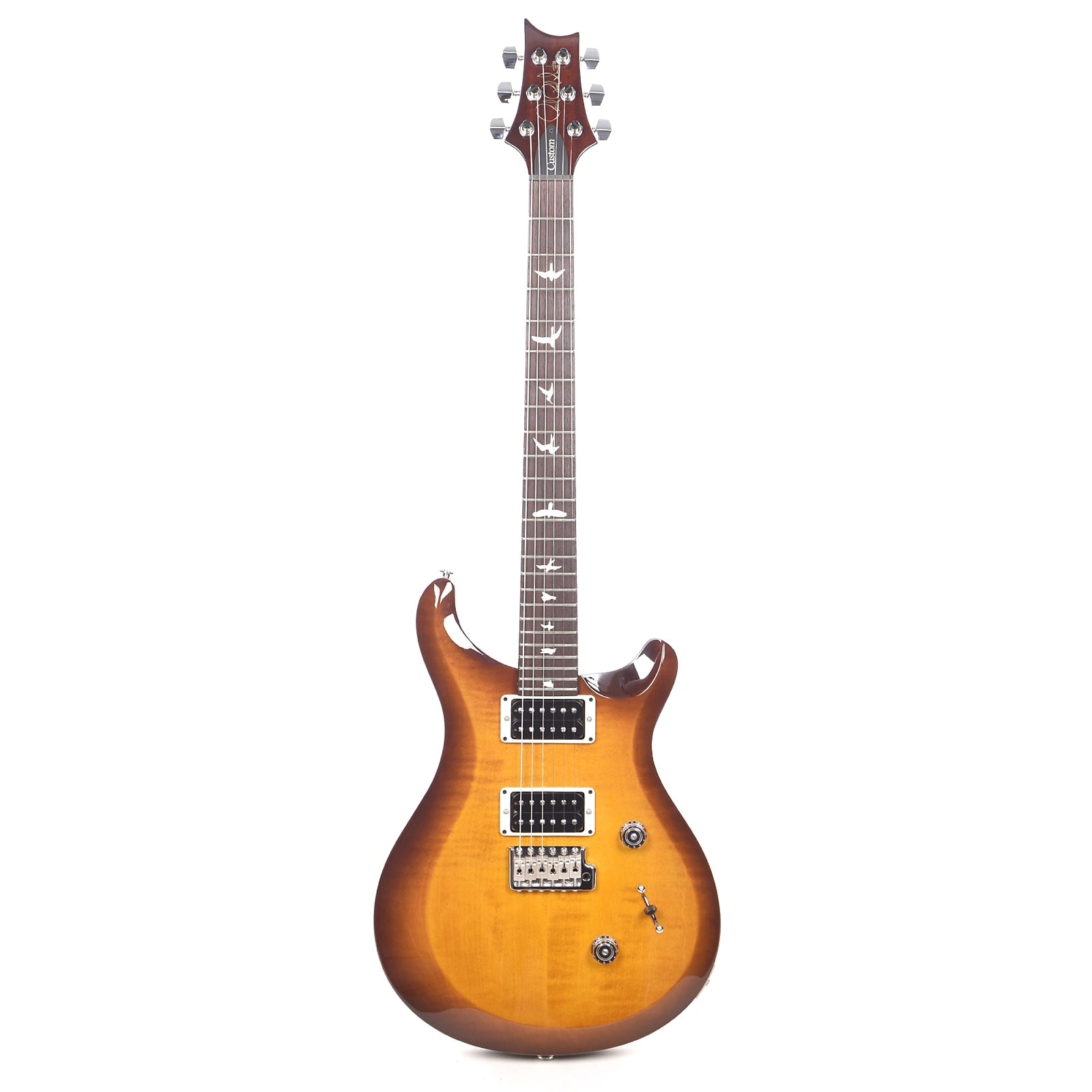 PRS S2 Custom 24 Guitar in Violin Amber Sunburst Finish, PRS Gig Bag I